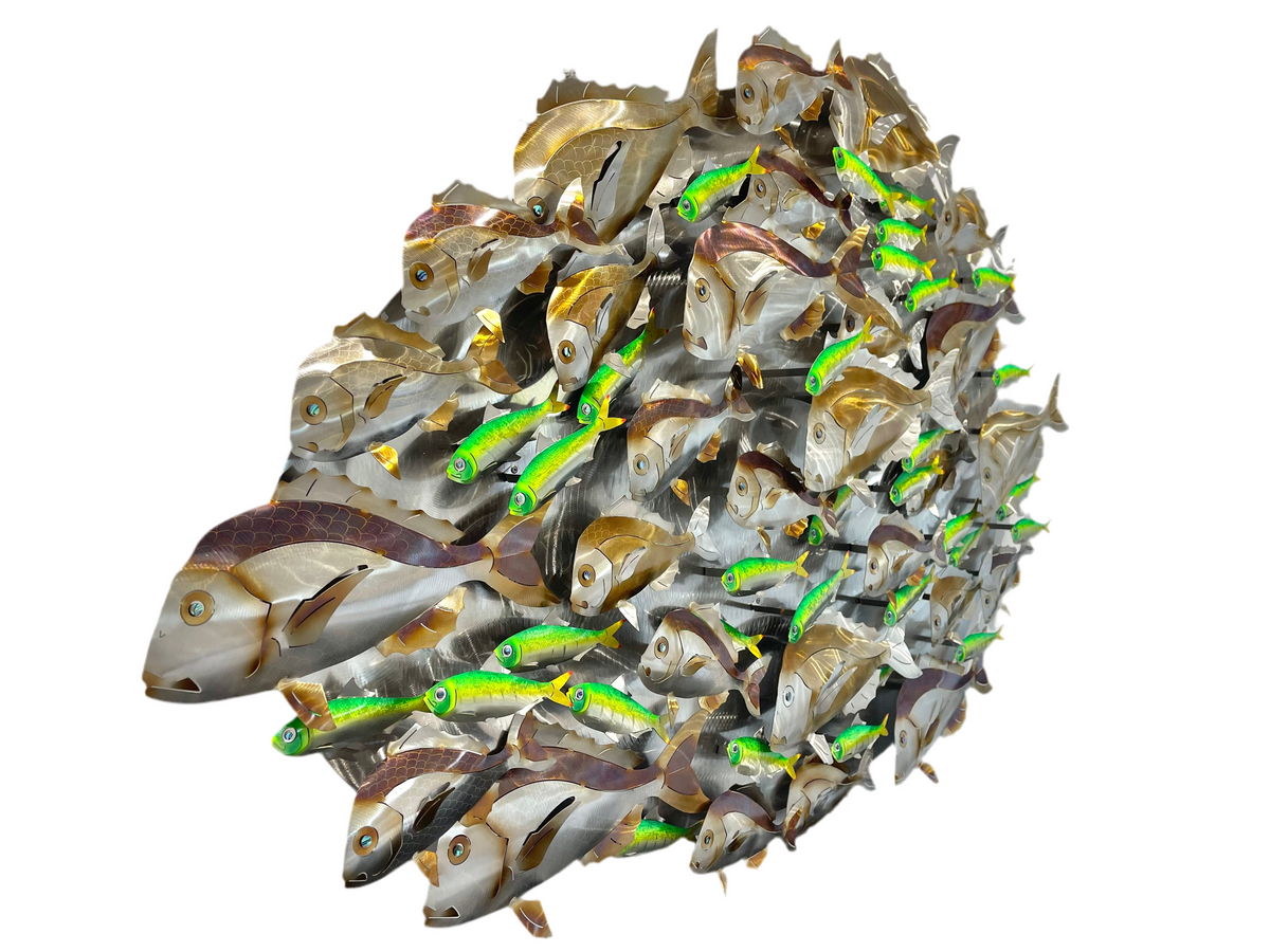 Snapper with green Pilchards – Jiwa Steel